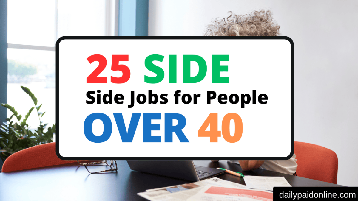 25 Most Profitable Side Jobs for People Over 40